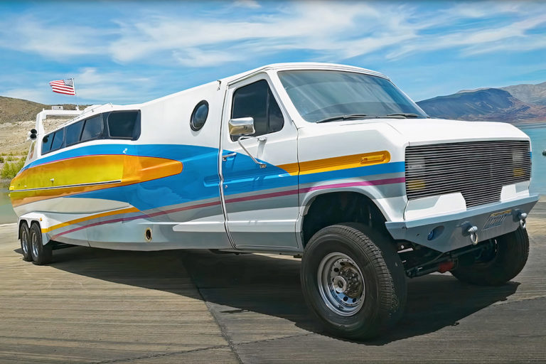 Up-Close Look at Boaterhome, a Bizarre Creation that is Half Van and ...