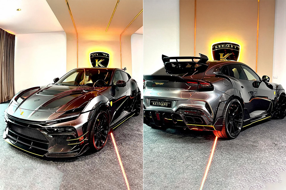 Keyvany’s Ferrari Purosangue Offers a Singular Vision in Gray and ...