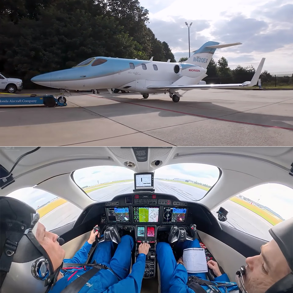 HondaJet Takes to the Skies on Pure Green Fuel - The Flighter