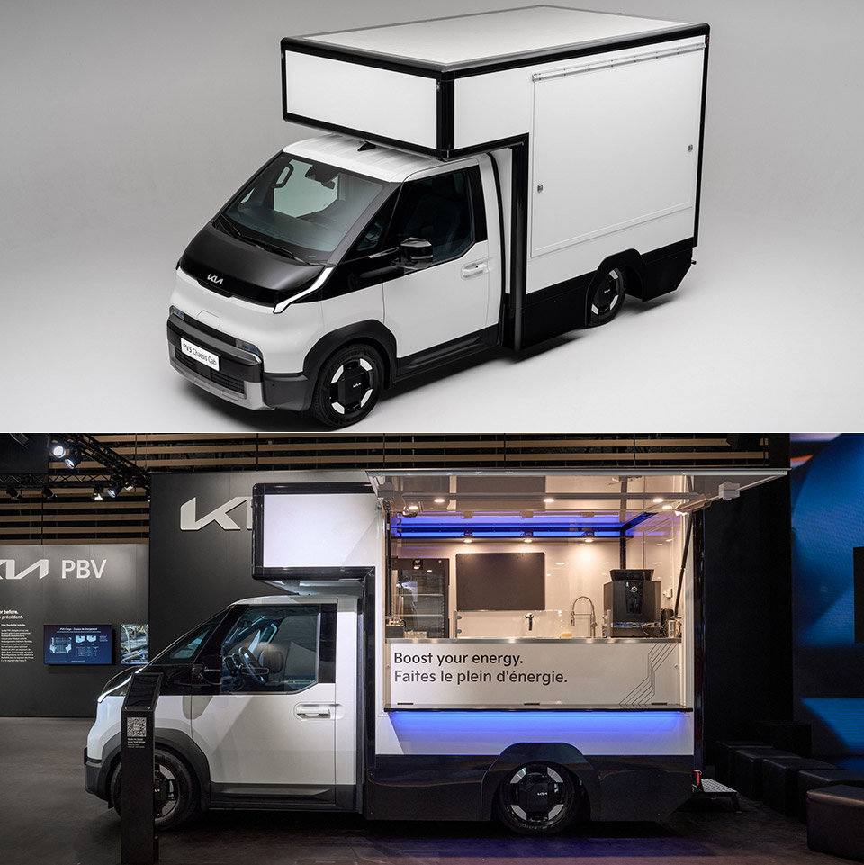 Kia's PV5 Chassis Cab Rolls Into View with Food Truck Dreams - The Flighter