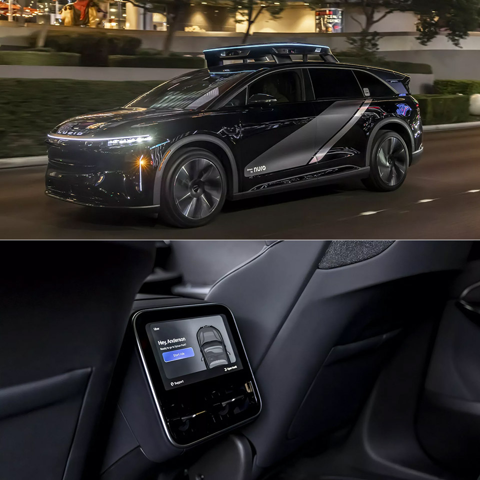 Lucid, Nuro and Uber Roll Into the Robotaxi Arena, Starting with CES ...